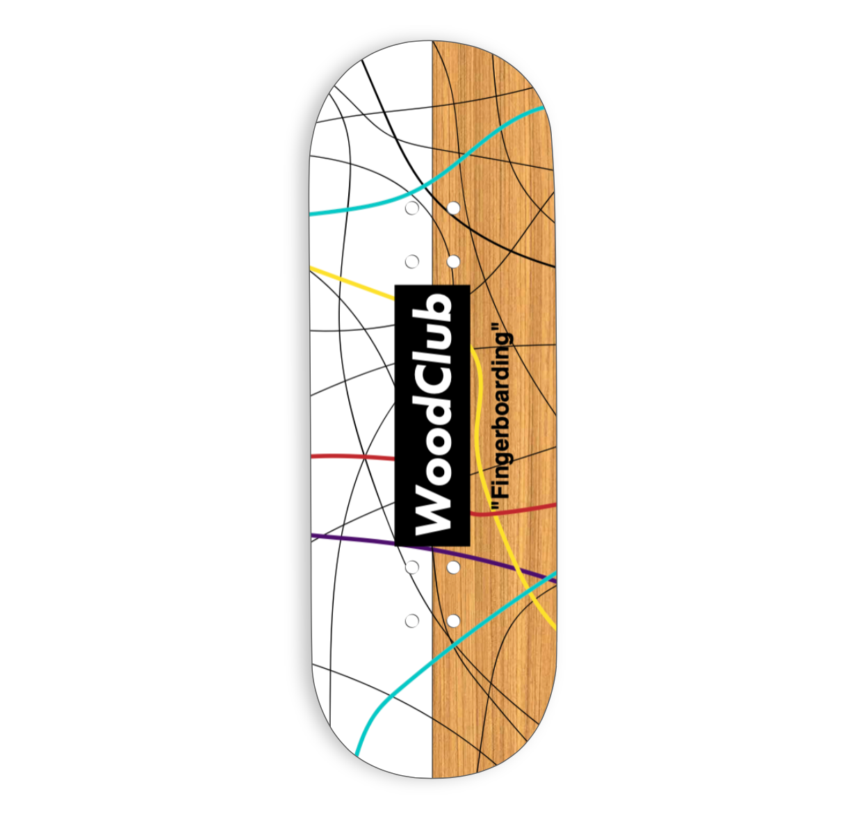 WoodClub Graphic Deck Wrap - "WOOD LINES" – WoodClub Shop